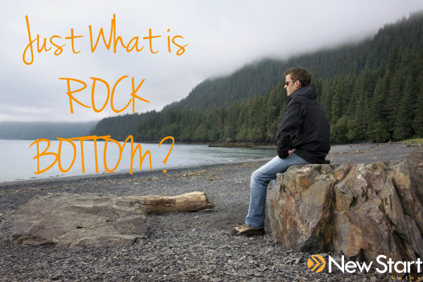 What is "rock bottom" and how do I know I've hit it?